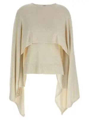 TOTEME Cape' Sweater - Cream