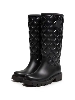 Moncler Kickstream Quilted Rain Boots