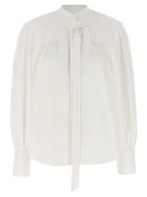 Prada Bow Shirt - White
