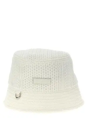 Jacquemus Le Bob Belo' Bucket Hat - White