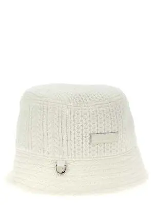 Jacquemus Le Bob Belo Bucket Hat - White