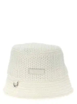 Jacquemus Le Bob Belo Bucket Hat - White