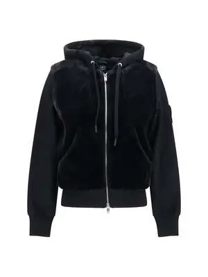 Moose Knuckles Rosylyn Bunny Hoodie - Black