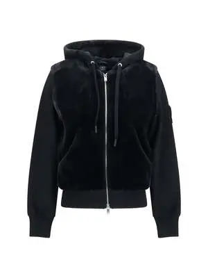 Moose Knuckles Rosylyn Bunny Hoodie - Black