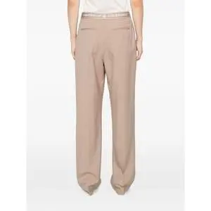 Casablanca Neutrals Trousers Straight Trousers