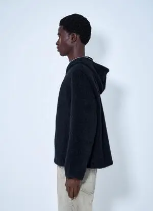 Our Legacy Hairy Zip-up Cardigan - Black