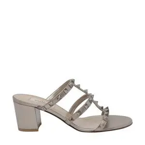 Valentino Garavani Valentino Garavani Women Rockstud Pump Sandals Silver
