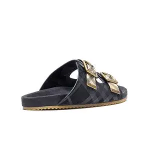 Burberry Urchin Check Sandals - Black
