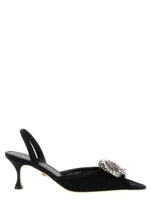 Mach & Mach Galaxy' Slingback - Black