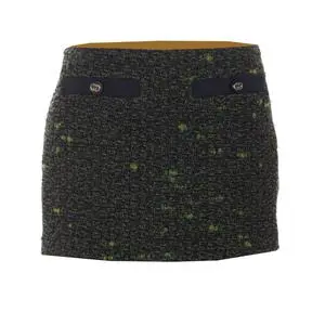 Gucci Tweed Mini Skirt - Green
