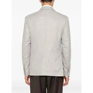 Tagliatore Cashmere-blend Blazer - Gray