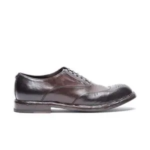 Dolce & Gabbana Leather Laced Up Shoes - Brown