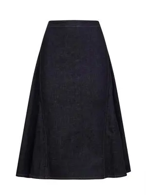 Jacquemus Blue The Lavoir De-nîmes Denim Skirt - Multicolor