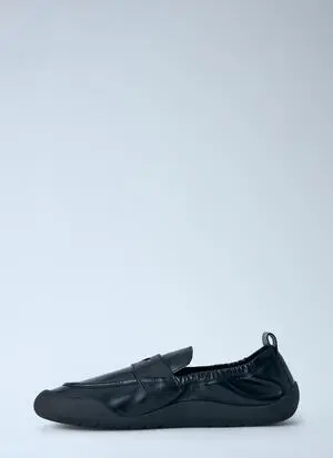 Prada Leather Slip-on Loafers