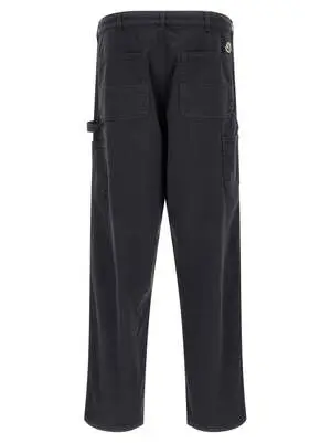 Moncler Cotton Blend Gabardine Cargo Pants