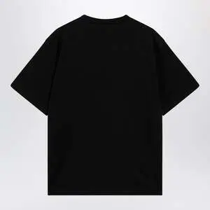 Prada Boxy Cotton Crew-neck T-shirt - Black
