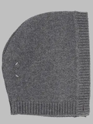 MAISON MARGIELA Cappuccio In Lana - Gray