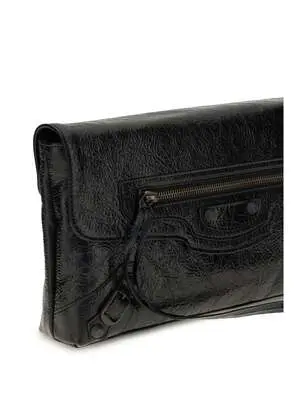 Balenciaga Le City Clutch - Black