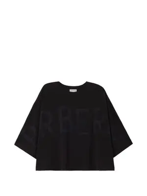 Burberry Logo Cotton T-shirt - Multicolor