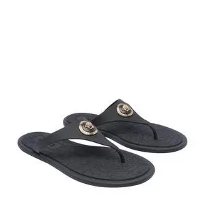 Versace Alia Rubber Flat Sandals