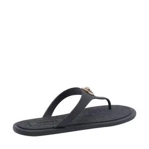 Versace Alia Rubber Flat Sandals