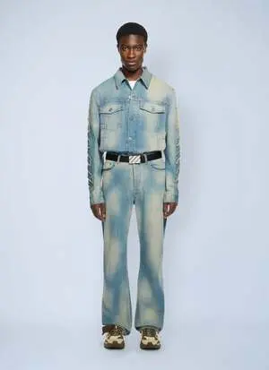Off-White Diagonal Raw Patch 90s Skate Jeans