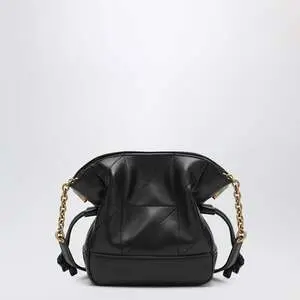 Saint Laurent Jamie Mini Shoulder Pouch In Lambskin Leather - Black