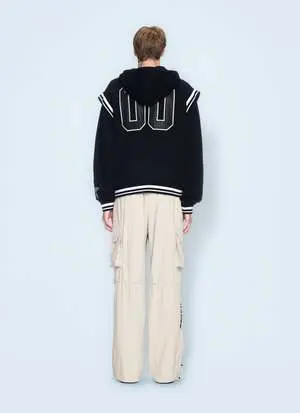 Off-White Fleece 00 Varsity Hooded Jacket