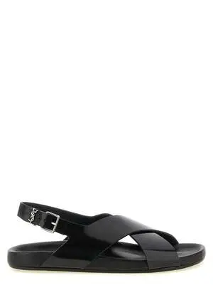Saint Laurent Helios' Sandals - Black
