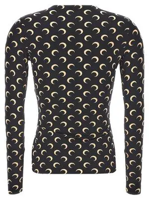 MARINE SERRE Moon Printed Jersey T-shirt