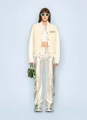 Off-White Rose Valley Varsity Jacket