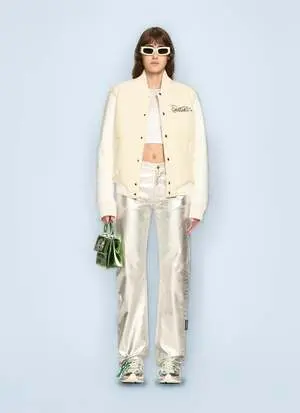 Off-White Rose Valley Varsity Jacket - Multicolor