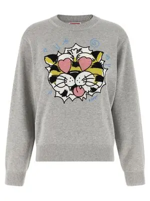 Kenzo Wild Tiger' Sweater - Gray