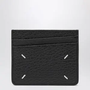 MAISON MARGIELA Four Stitches Calfskin Card Holder - Black