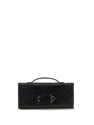 ROGER VIVIER Belle Vivier Clutch - Black