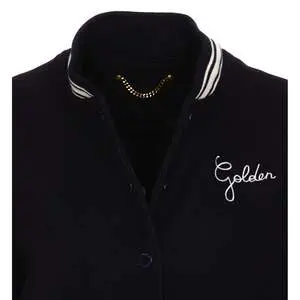 GOLDEN GOOSE Embroidered Golden Logo Bomber