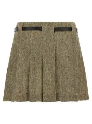 FERRAGAMO Gancini' Belt Skirt