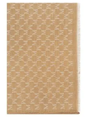 Max Mara Mxapaniere Jacquard Wool, Cotton And Silk Stole - Multicolor