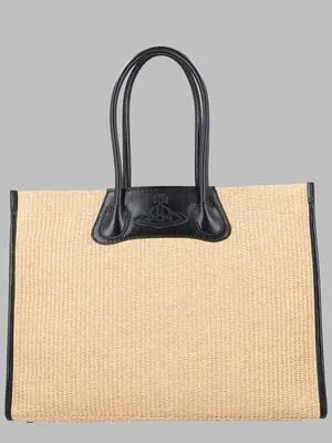 VIVIENNE WESTWOOD Borsa Tote Troy - Cream
