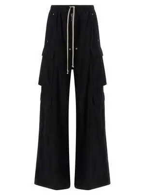 Rick Owens Double Cargo Jumbo Belas Trousers - Black