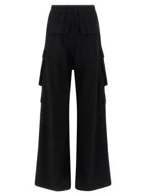 Rick Owens Double Cargo Jumbo Belas Trousers - Black