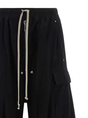 Rick Owens Double Cargo Jumbo Belas Trousers - Black