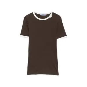 Prada Ribbed T-shirts For Women