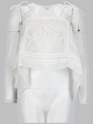 SELF-PORTRAIT Embroidered Top