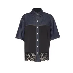 Stella McCartney Slip Denim Shirt - Black