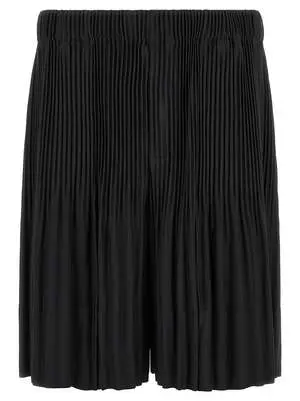 Issey Miyake Monthly Colors: June' Bermuda Shorts - Black