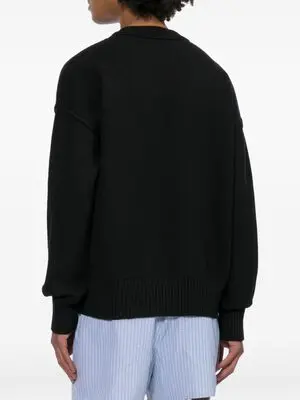 AMI Paris Wool Crewneck Sweater - Multicolor