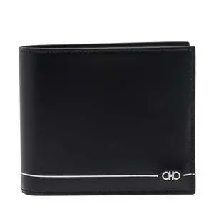 FERRAGAMO Gancini Wallet - Black