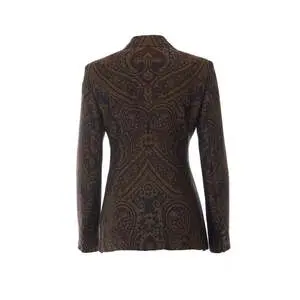Etro Paisley Print Single Breasted Jacket