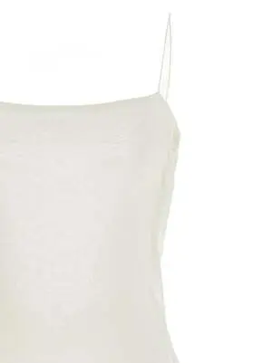 Jacquemus La Robe Maille Plumetis' Dress - White